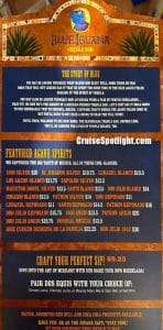 Carnival Valor Bars (With Menus and Prices) - Cruise Spotlight